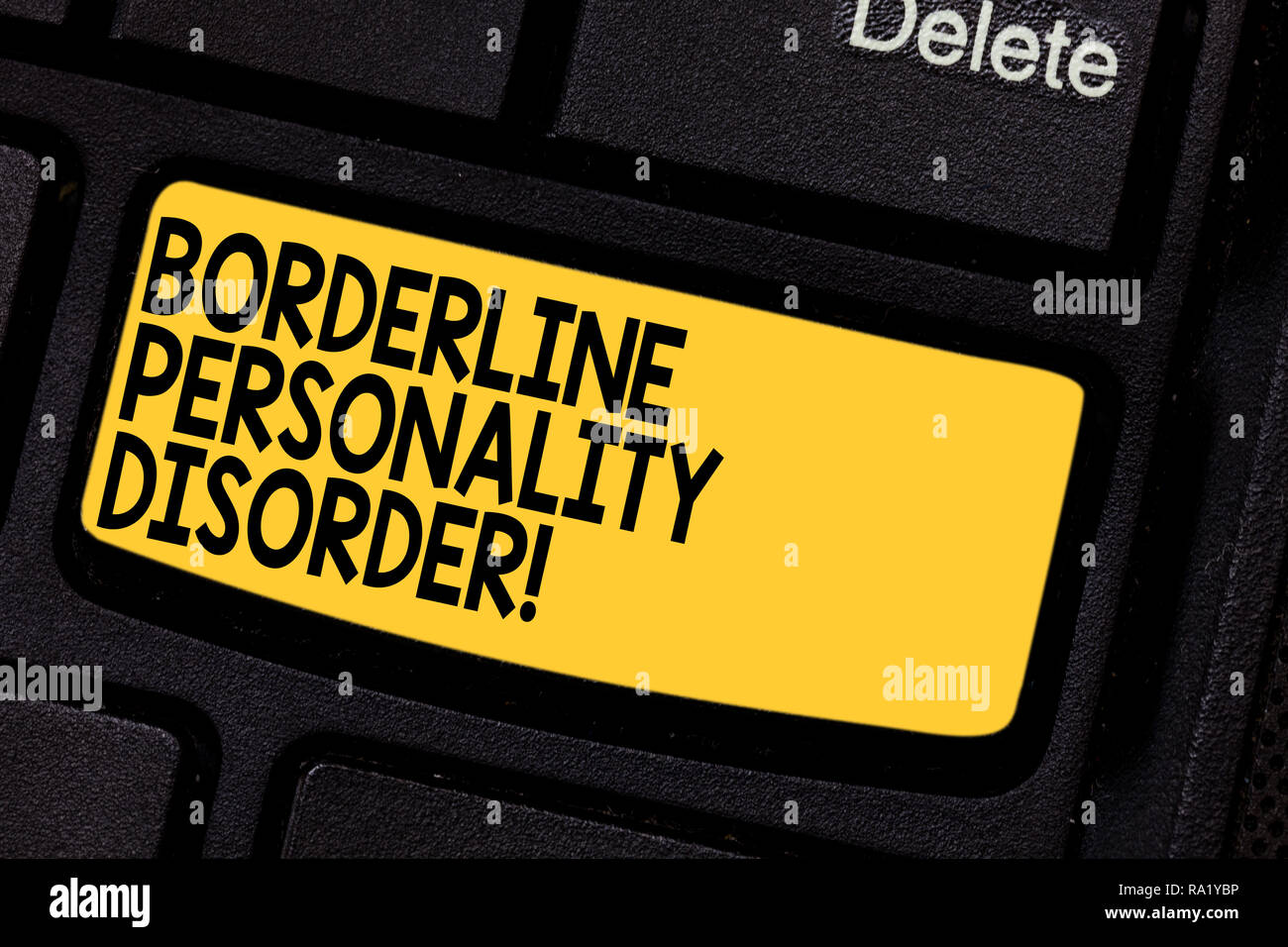 Handwriting text Borderline Personality Disorder. Concept meaning ...