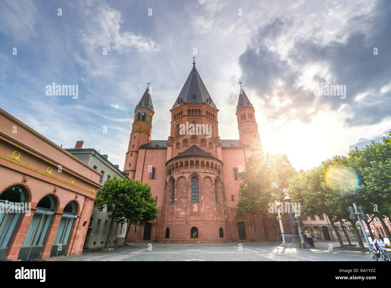 Cathedral, Mainz, Germany Stock Photo - Alamy