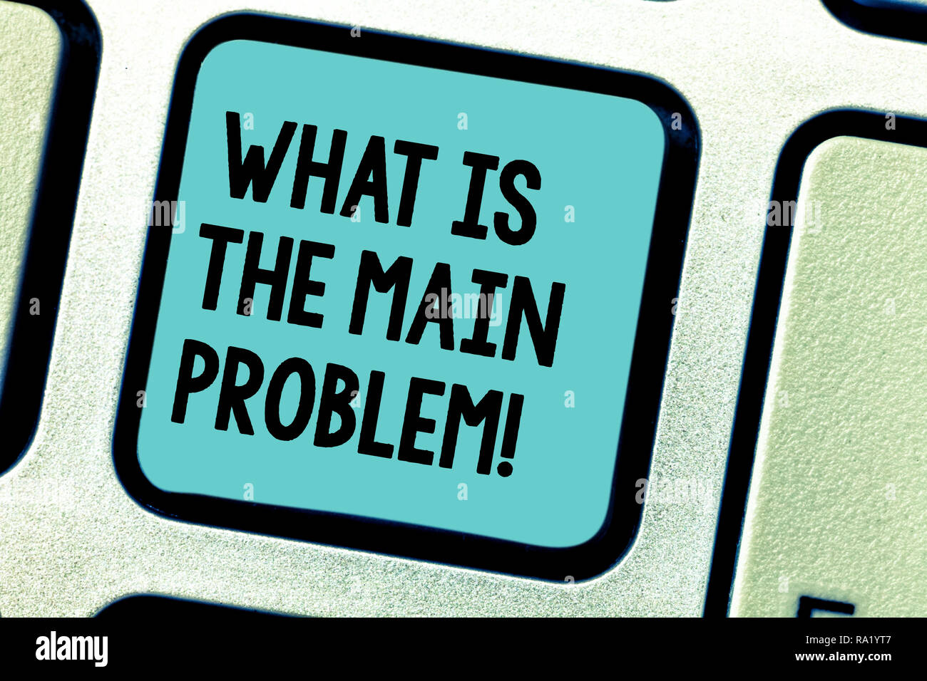 Handwriting text writing What Is The Main Problem. Concept meaning ...