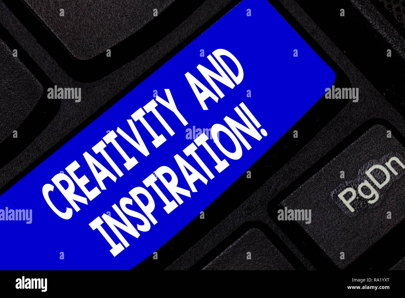 Text sign showing Creativity And Inspiration. Conceptual photo strategy ...