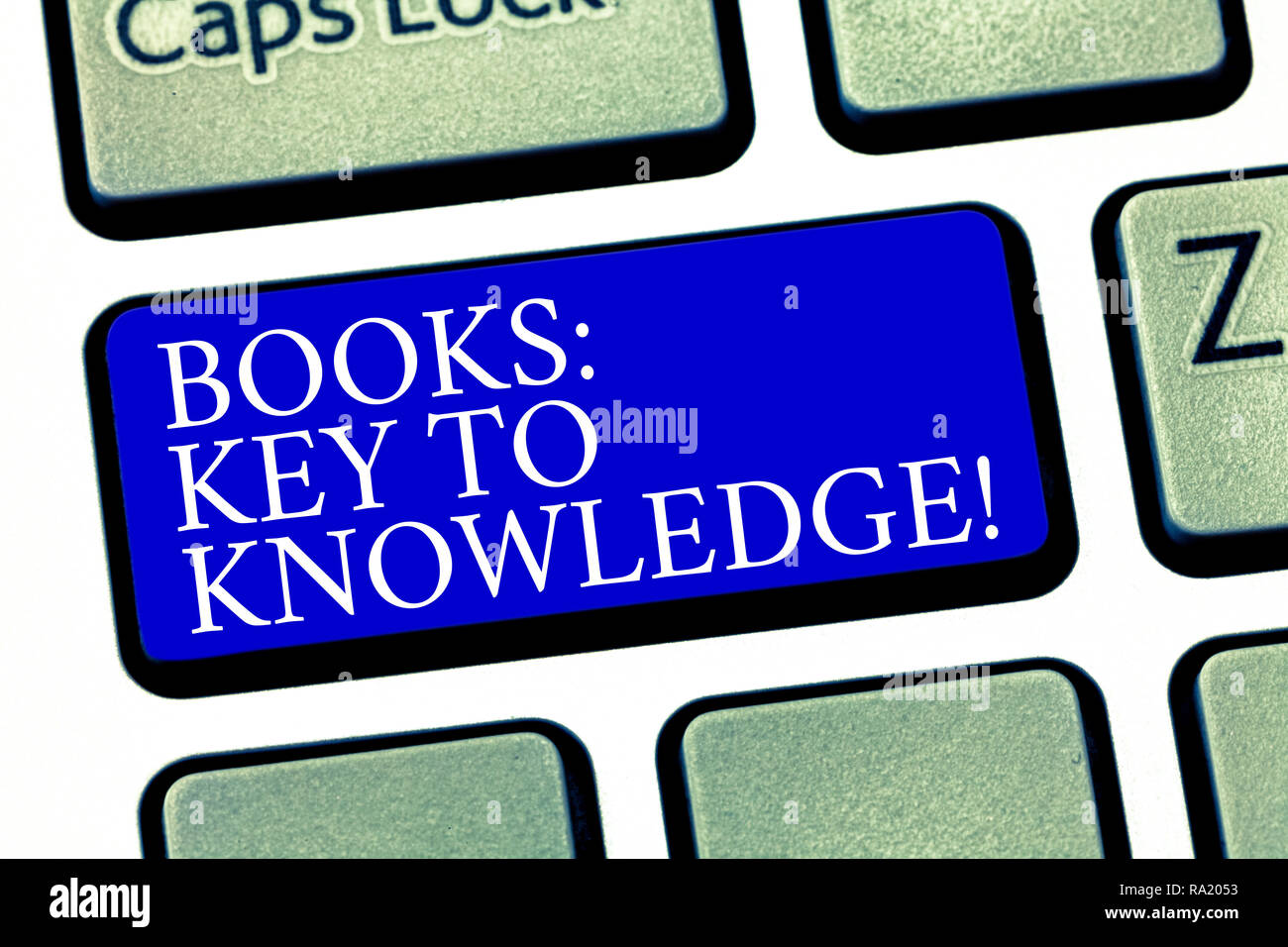 Text sign showing Books Key To Knowledge. Conceptual photo Reading for ...