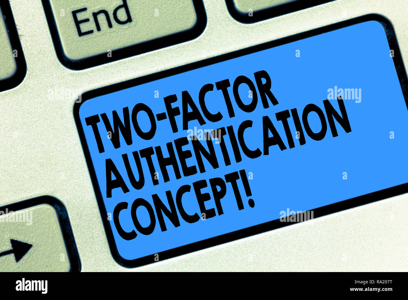 Text sign showing Two Factor Authentication Concept. Conceptual photo ...