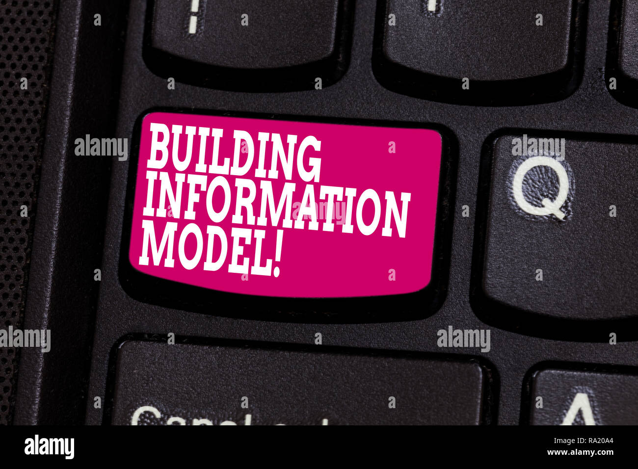 Word writing text Building Information Model. Business concept for ...