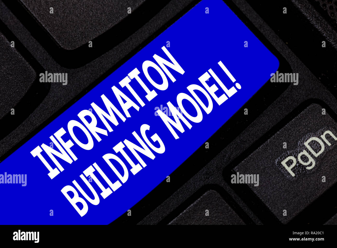 Text sign showing Building Information Model. Conceptual photo Digital ...