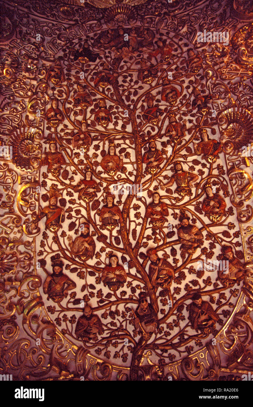 Family tree of Santo Domingo de Guzman bas-relief, Santo Domingo Church ...