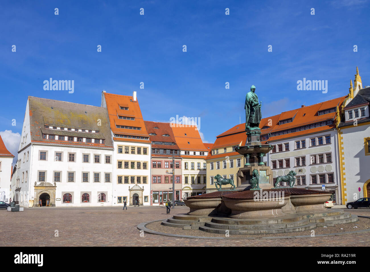 Freiberg, Market, Germany Stock Photo - Alamy