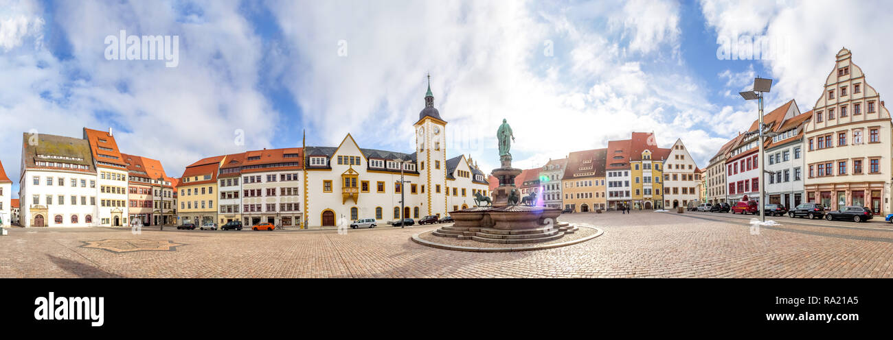Freiberg, Market, Germany Stock Photo - Alamy