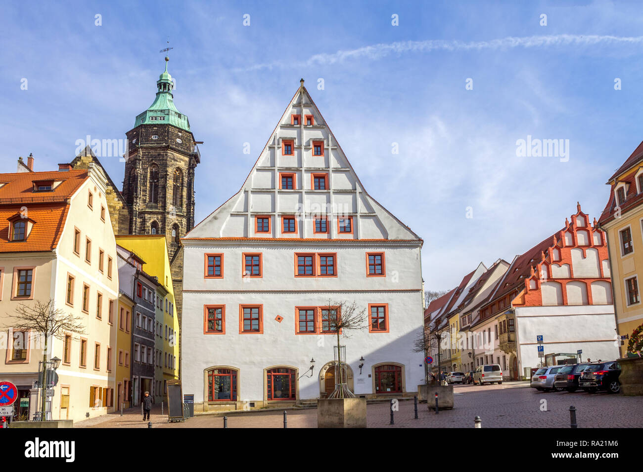 The marketplace at pirna hi-res stock photography and images - Alamy