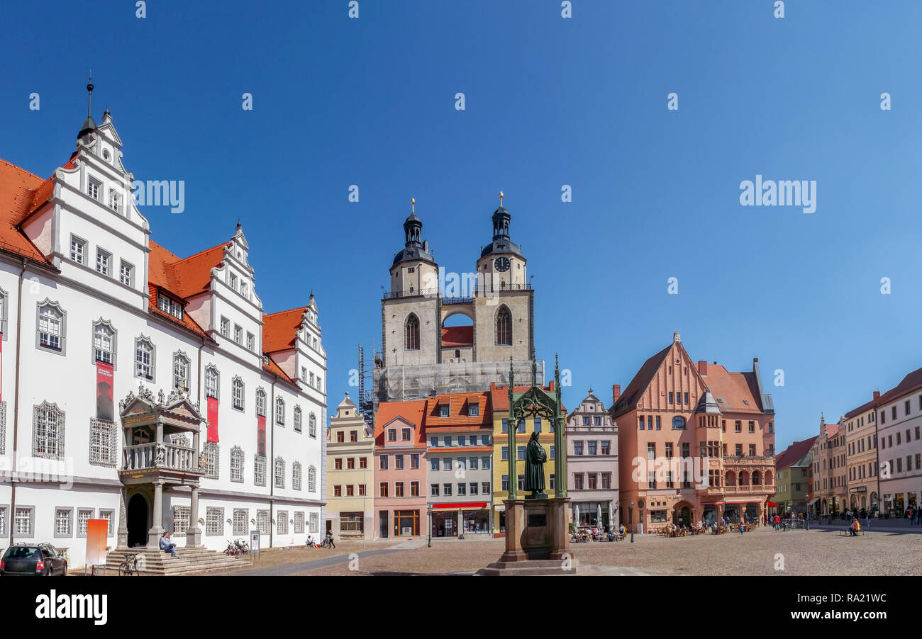 Lutherstadt wittenberg market square hi-res stock photography and ...