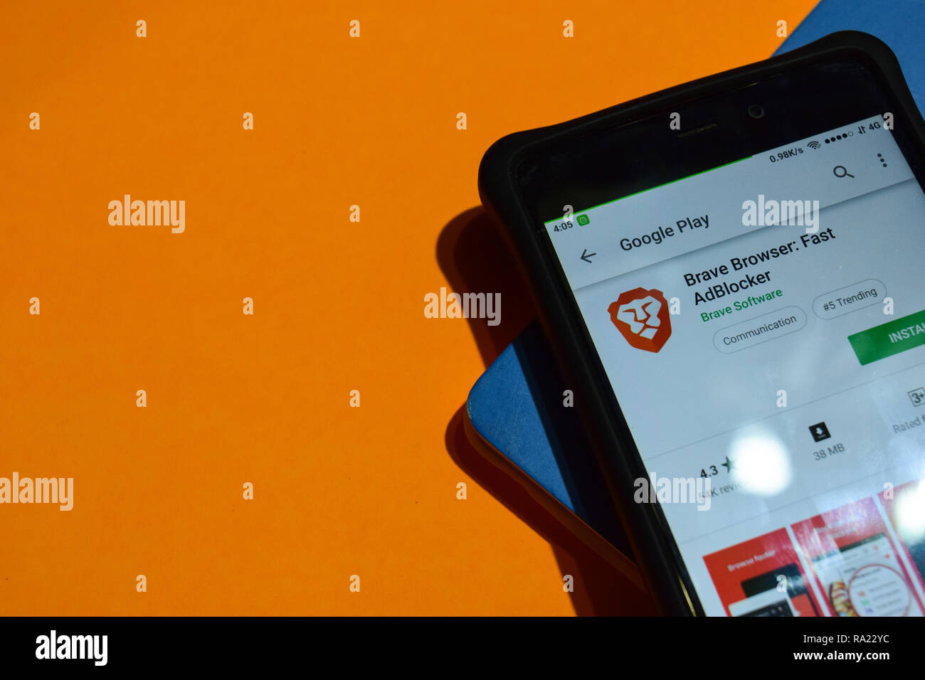 BEKASI, WEST JAVA, INDONESIA. JANUARY 3, 2019 : Brave Browser: Fast ...