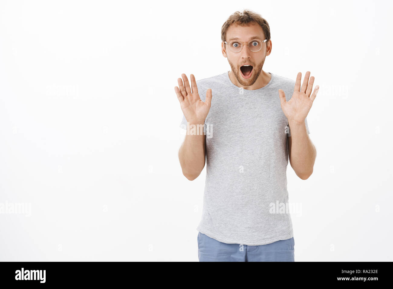 Man emotional at speech hi-res stock photography and images - Alamy