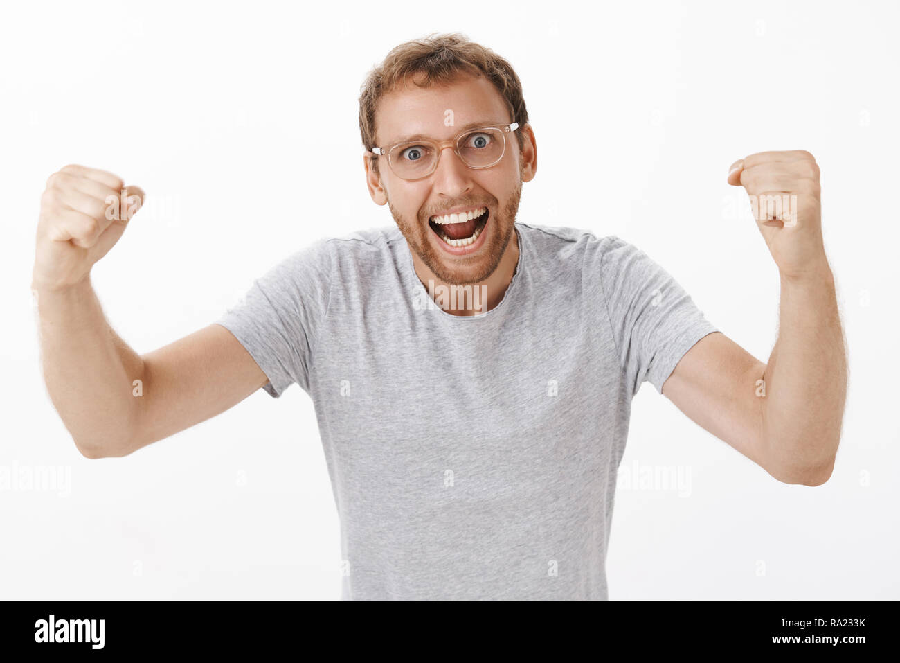 Enthusiastic team hi-res stock photography and images - Alamy