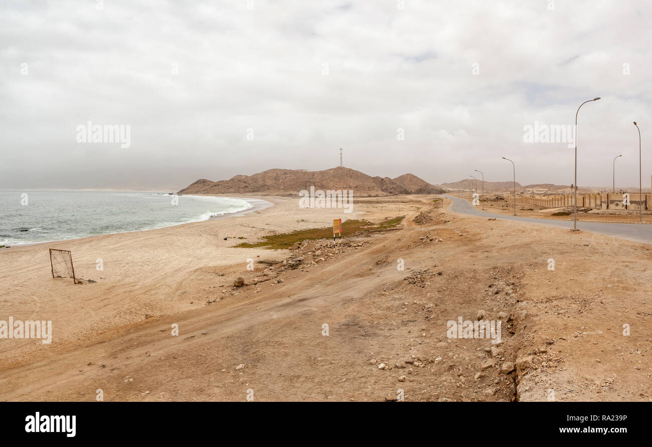 The coastal and historic town of Mirbat, near Salalah, Dhofar Province ...