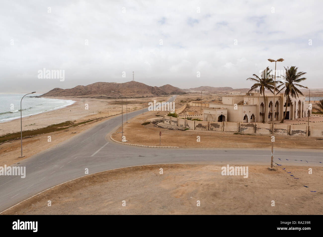 The coastal and historic town of Mirbat, near Salalah, Dhofar Province ...