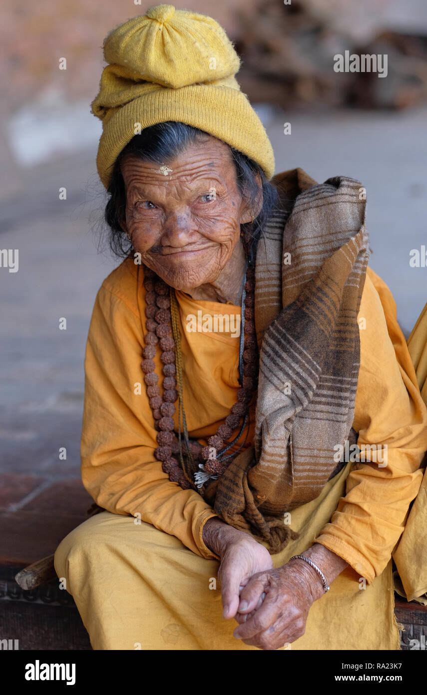 Wrinkled old lady hi-res stock photography and images - Alamy
