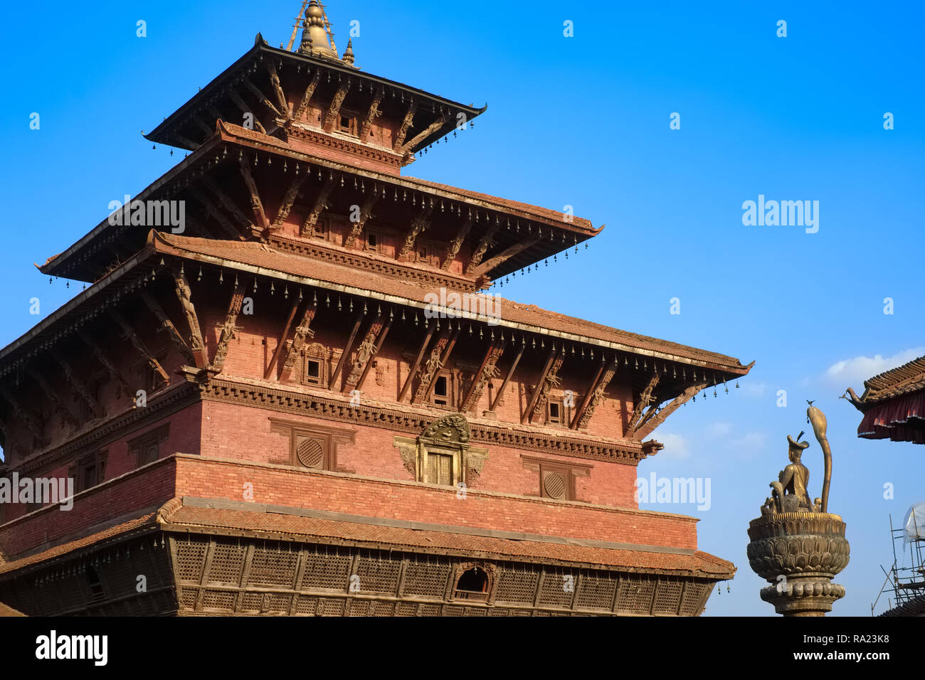 Part of the Royal Palace complex in Durbar Square, Patan or Lalitpur ...