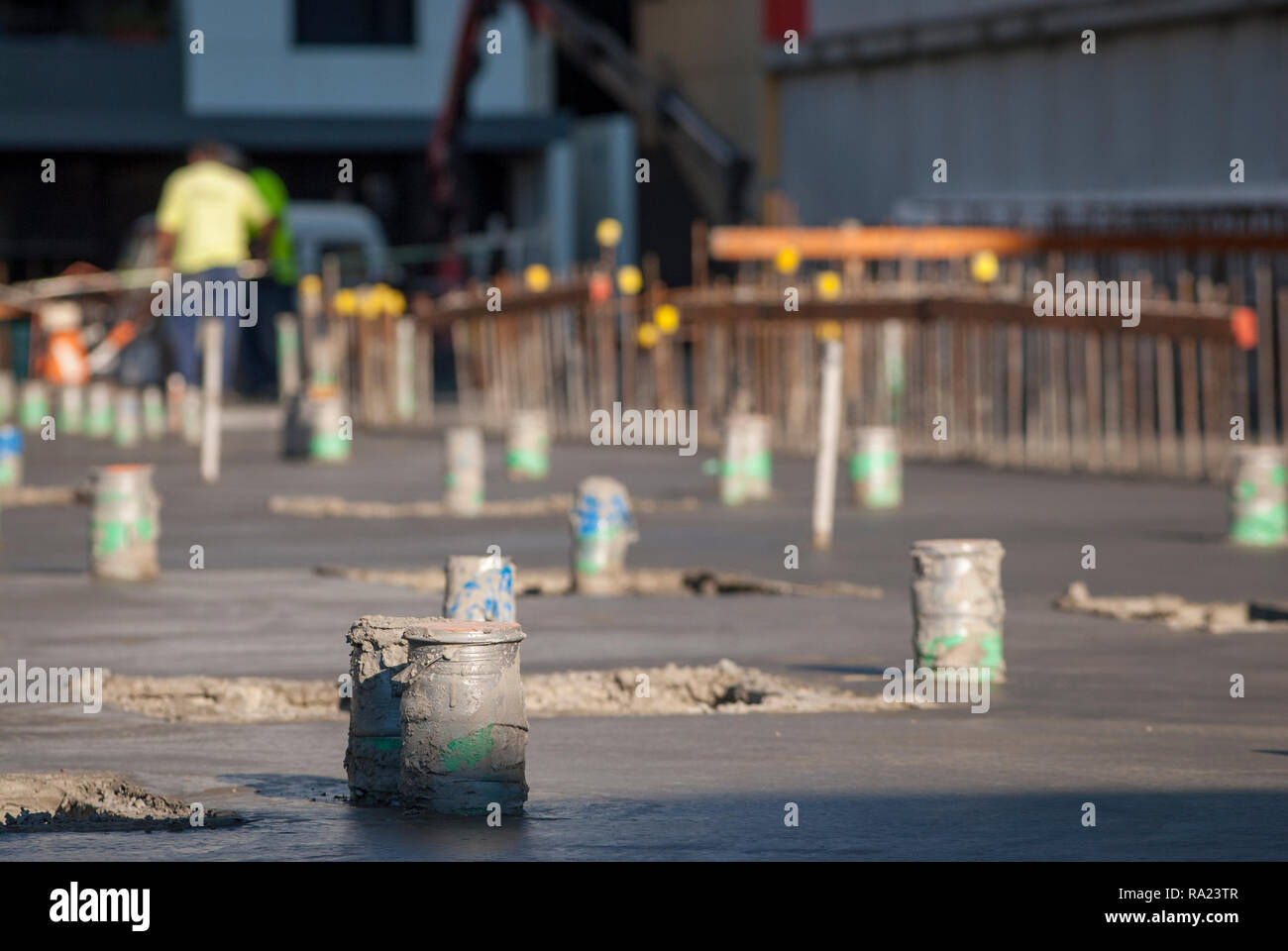 Pouring concrete slab hi-res stock photography and images - Alamy