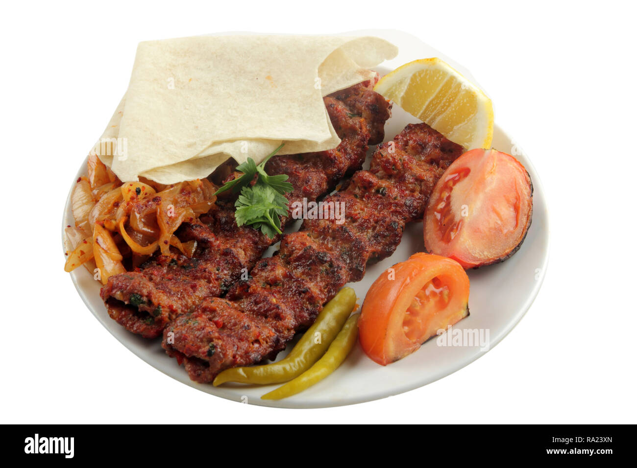 Adana kebab Cut Out Stock Images & Pictures - Alamy