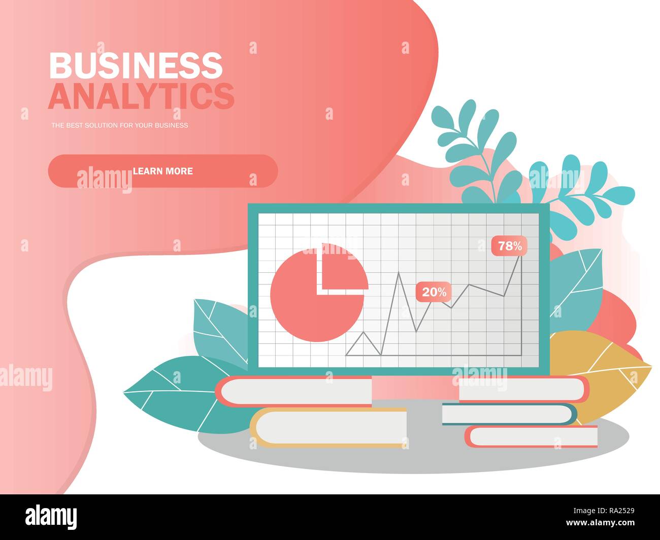 Data analysis concept. Can use for web banner, infographics Stock ...