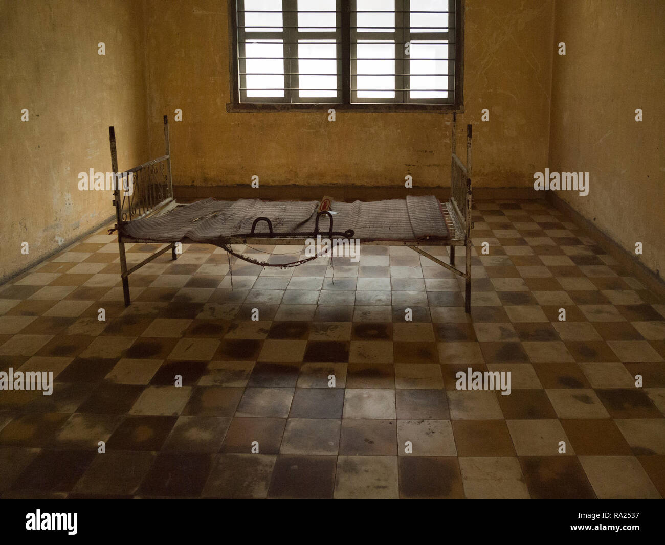 One of rooms with bed and shackles hi-res stock photography and images ...