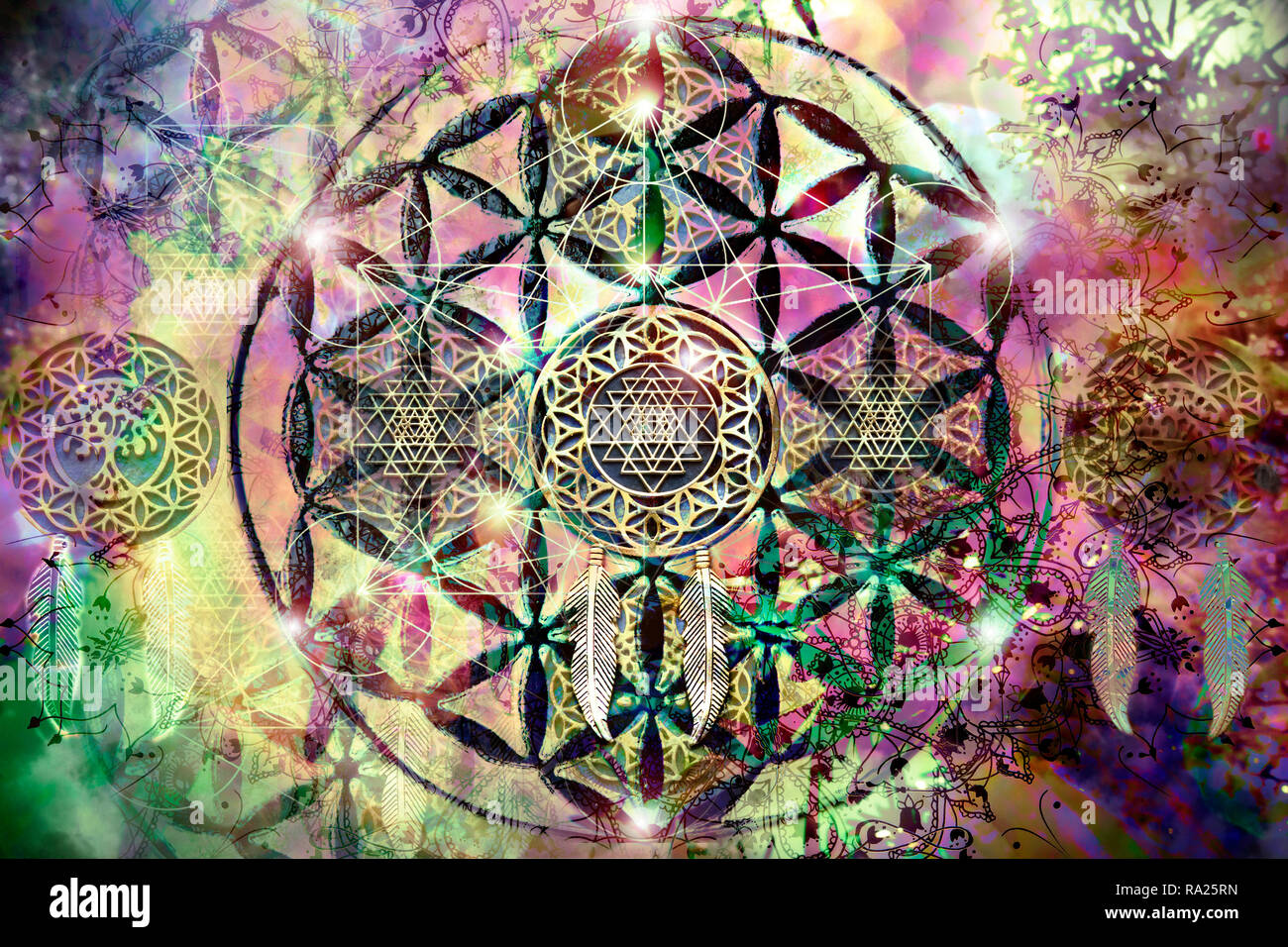 Sacred Geometry Background