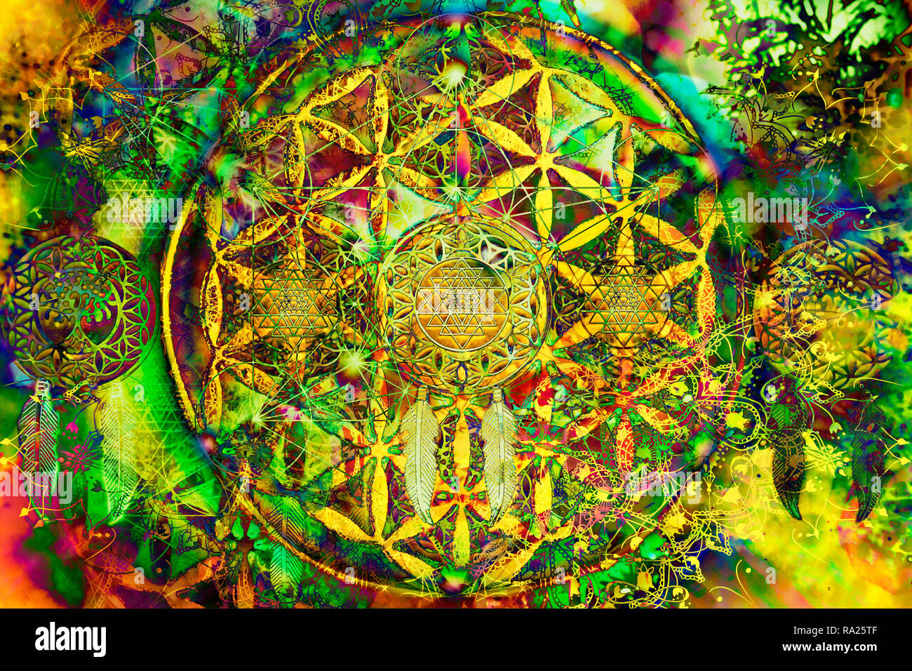 Sacred Geometry Background