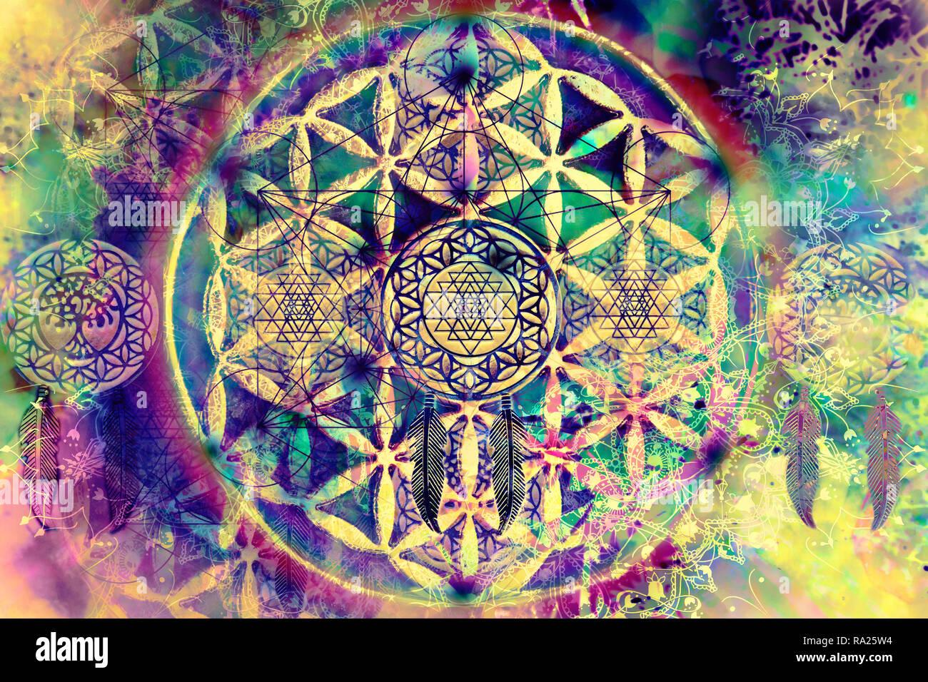 Sacred Geometry Background