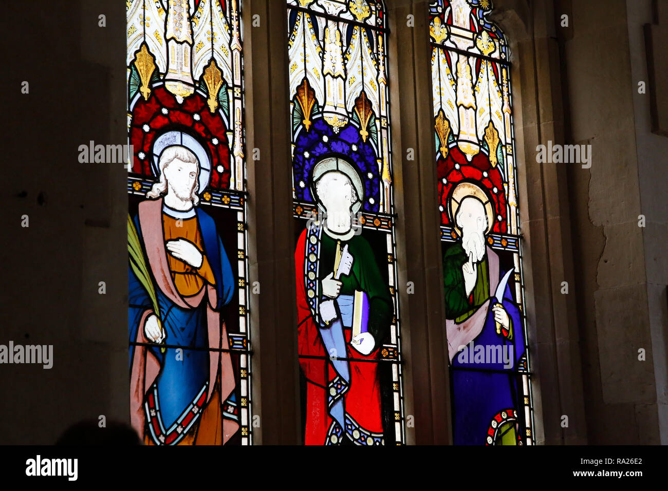 Stain glass window Stock Photo - Alamy