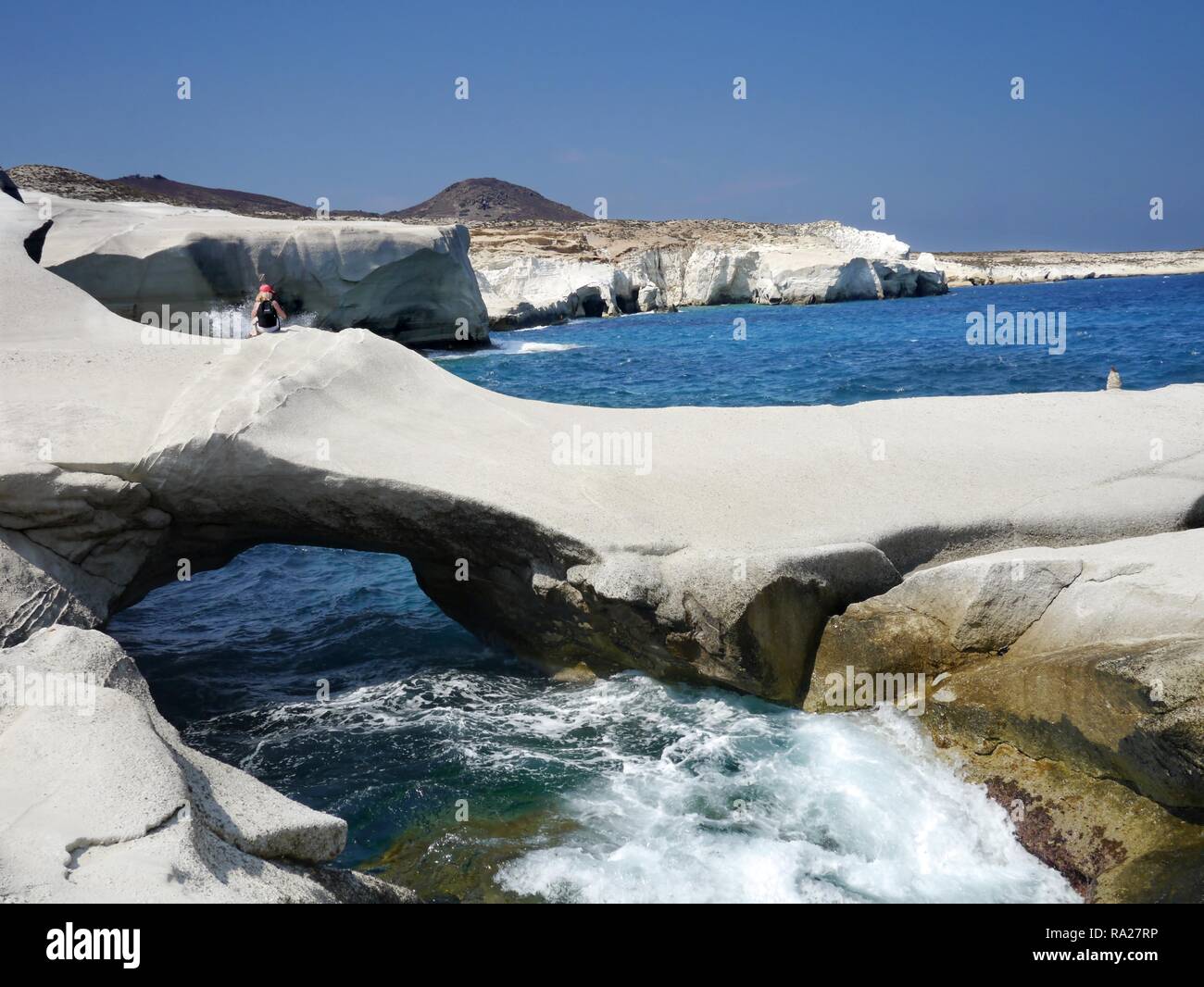 Milos sarakiniko hi-res stock photography and images - Alamy