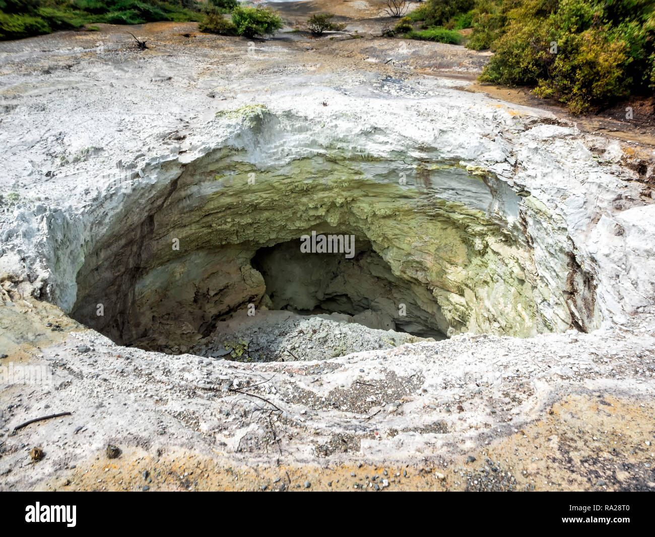 Waiotapu Thermal Wonderland Crater - New Zealand Stock Photo - Alamy