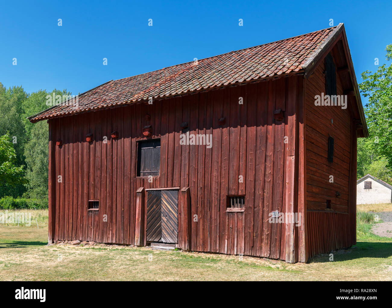 The 17th Century Granary, the oldest building at Engelsbergs Bruk ...