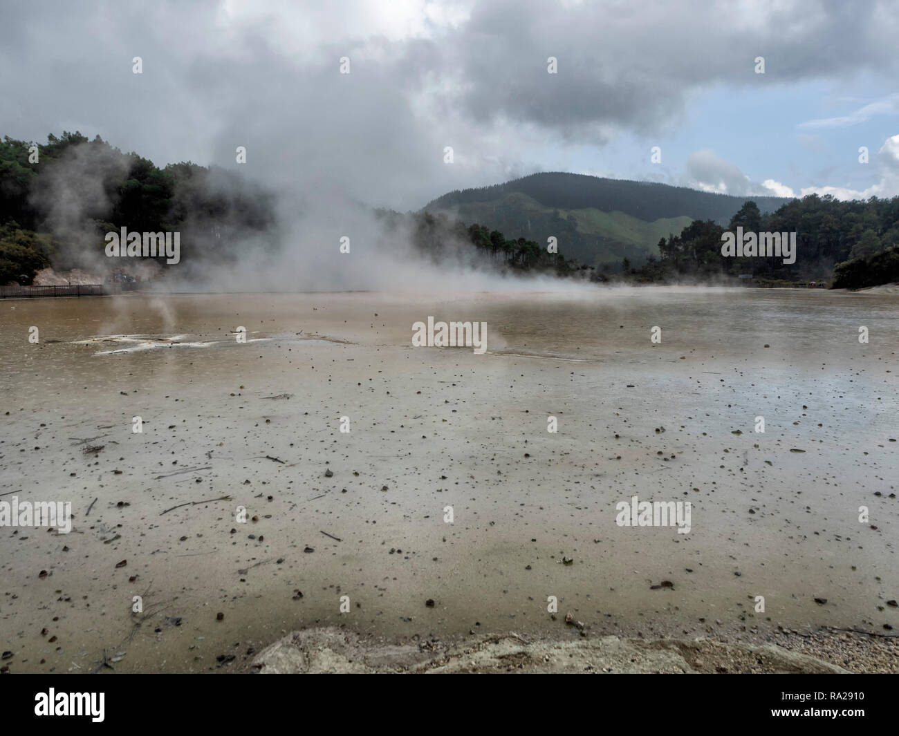 Waiotapu Thermal Wonderland Champagne Pool - New Zealand Stock Photo ...