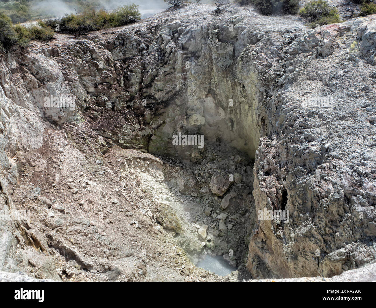 Waiotapu Thermal Wonderland Crater - New Zealand Stock Photo - Alamy