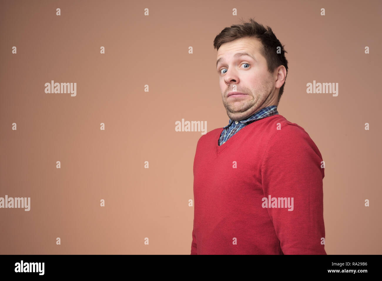 Double chin hi-res stock photography and images - Alamy
