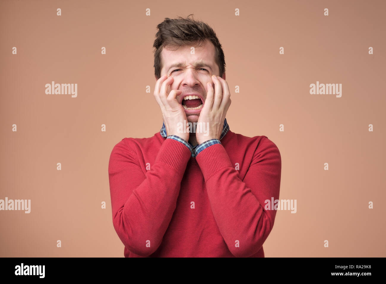 Attractive Guy Crying High Resolution Stock Photography and Images - Alamy