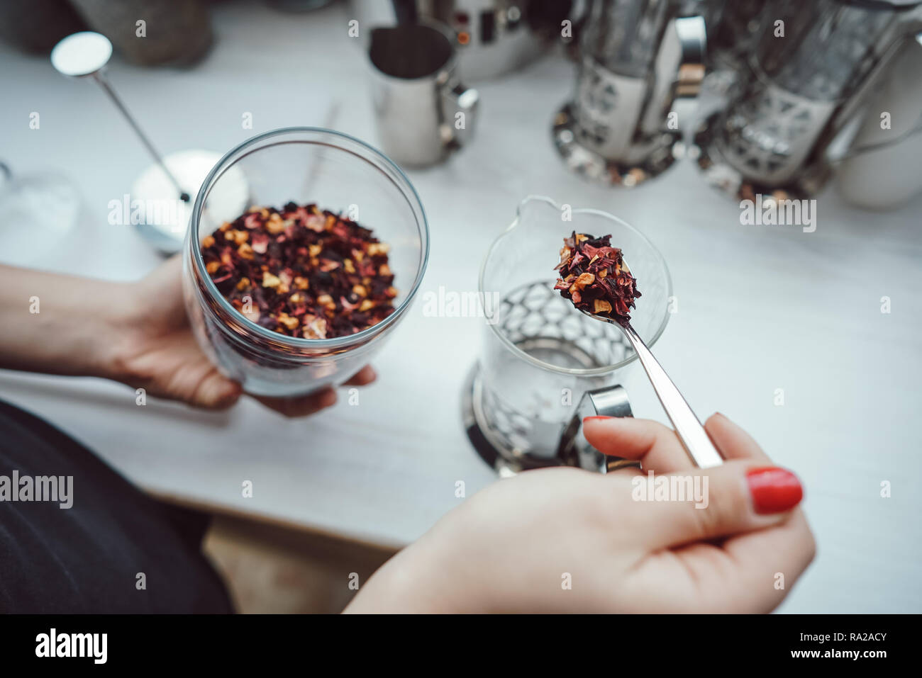 Herbal tea maker hi-res stock photography and images - Alamy