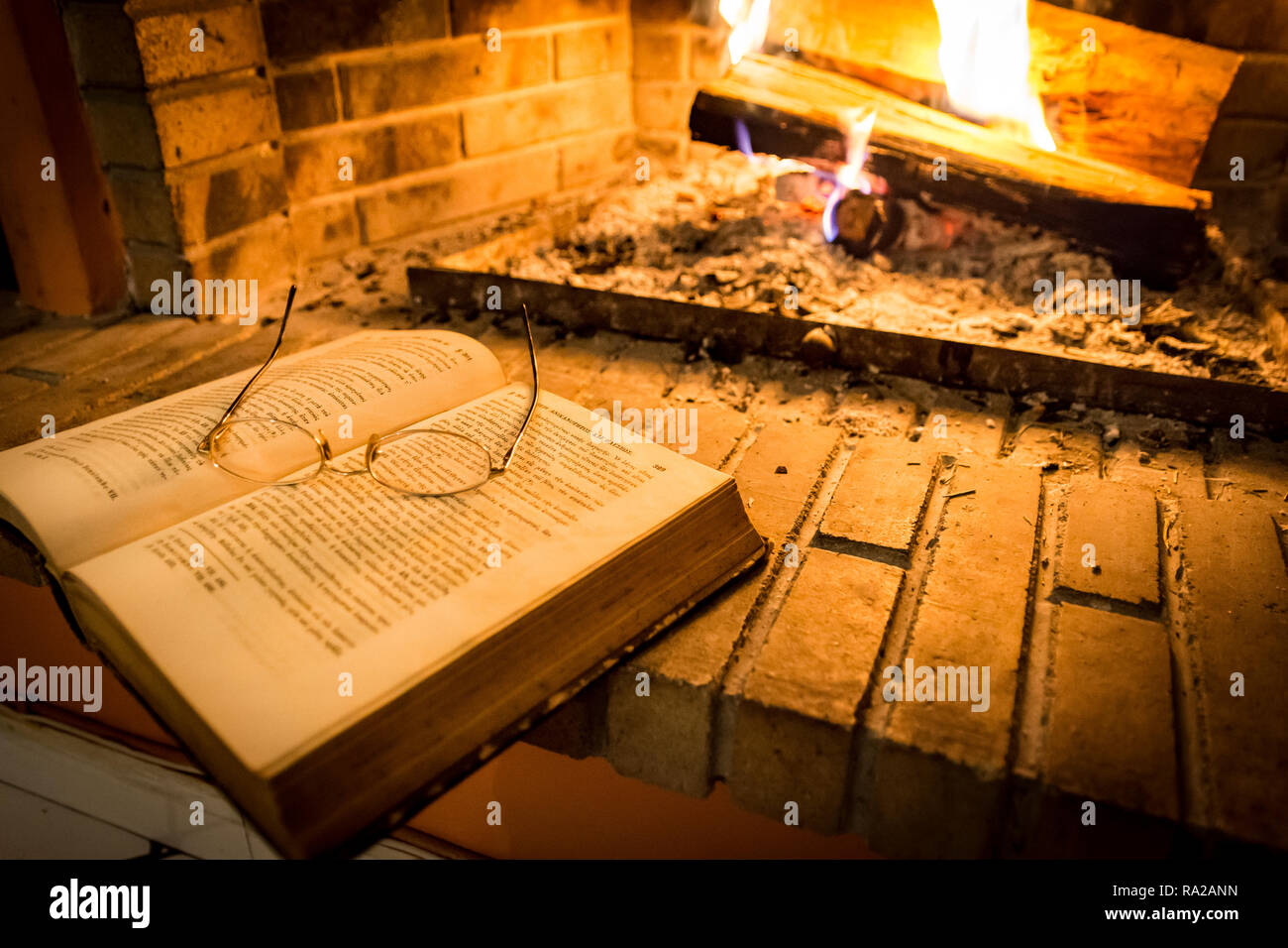 Study Fireplace High Resolution Stock Photography and Images - Alamy