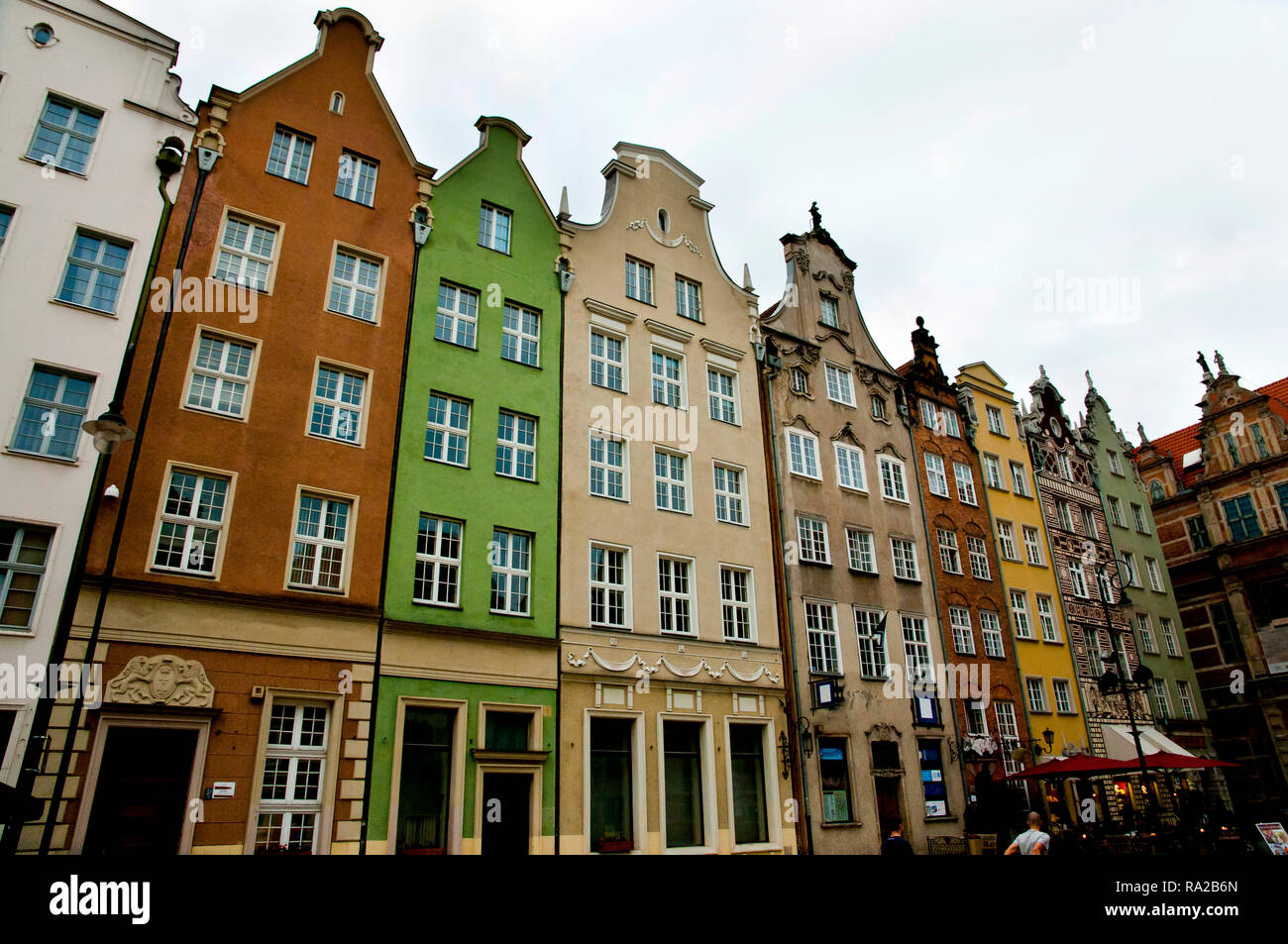 Colorful Facades - Gdansk - Poland Stock Photo - Alamy