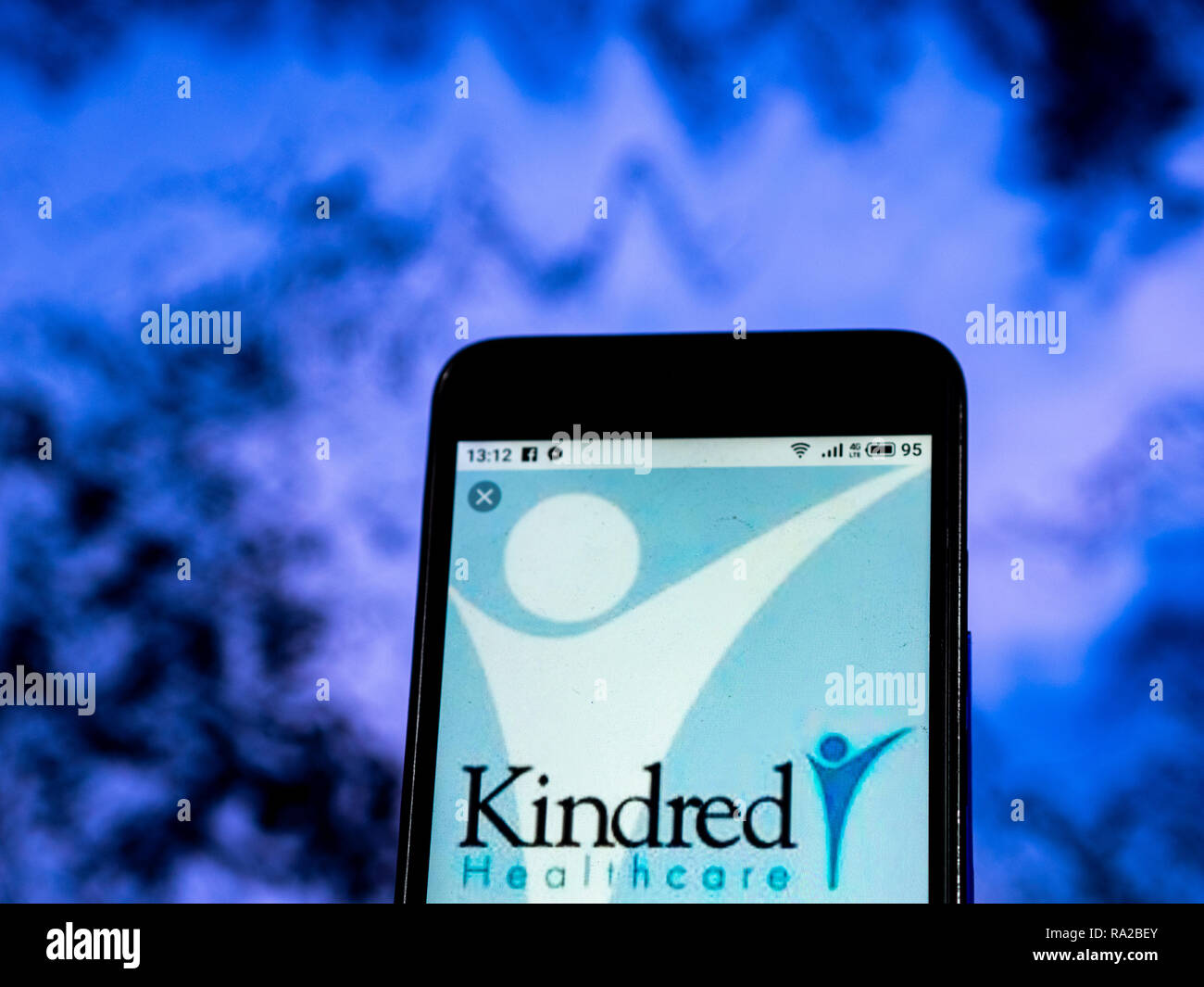 Kindred Healthcare company logo seen displayed on smart phone Stock ... Kindred Healthcare company logo seen displayed on smart phone Stock ...