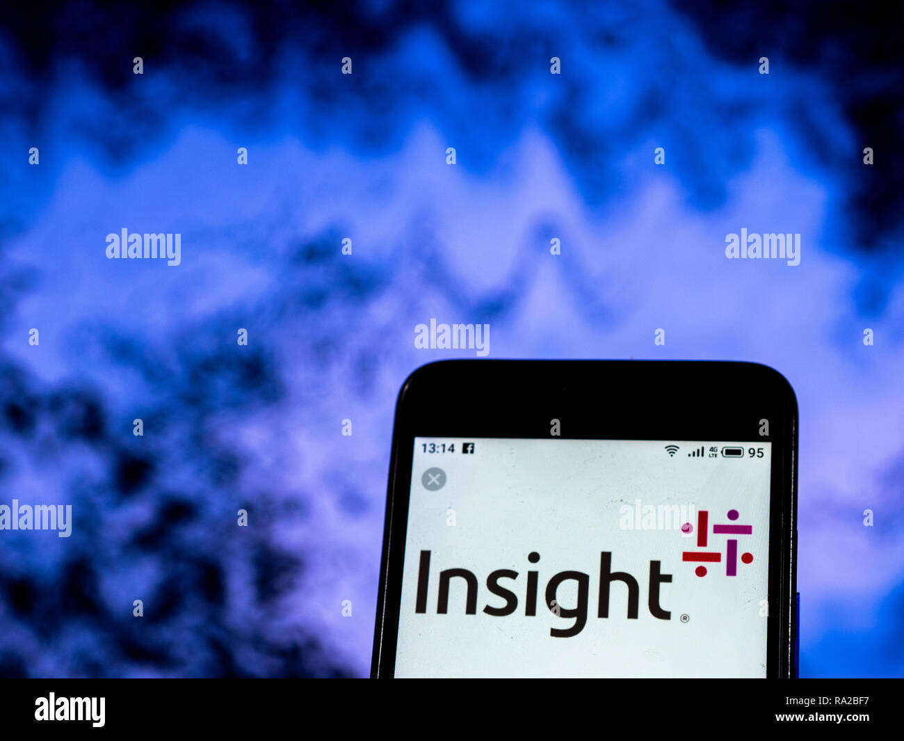 Insight Enterprises Business-to-business company logo seen displayed on ...