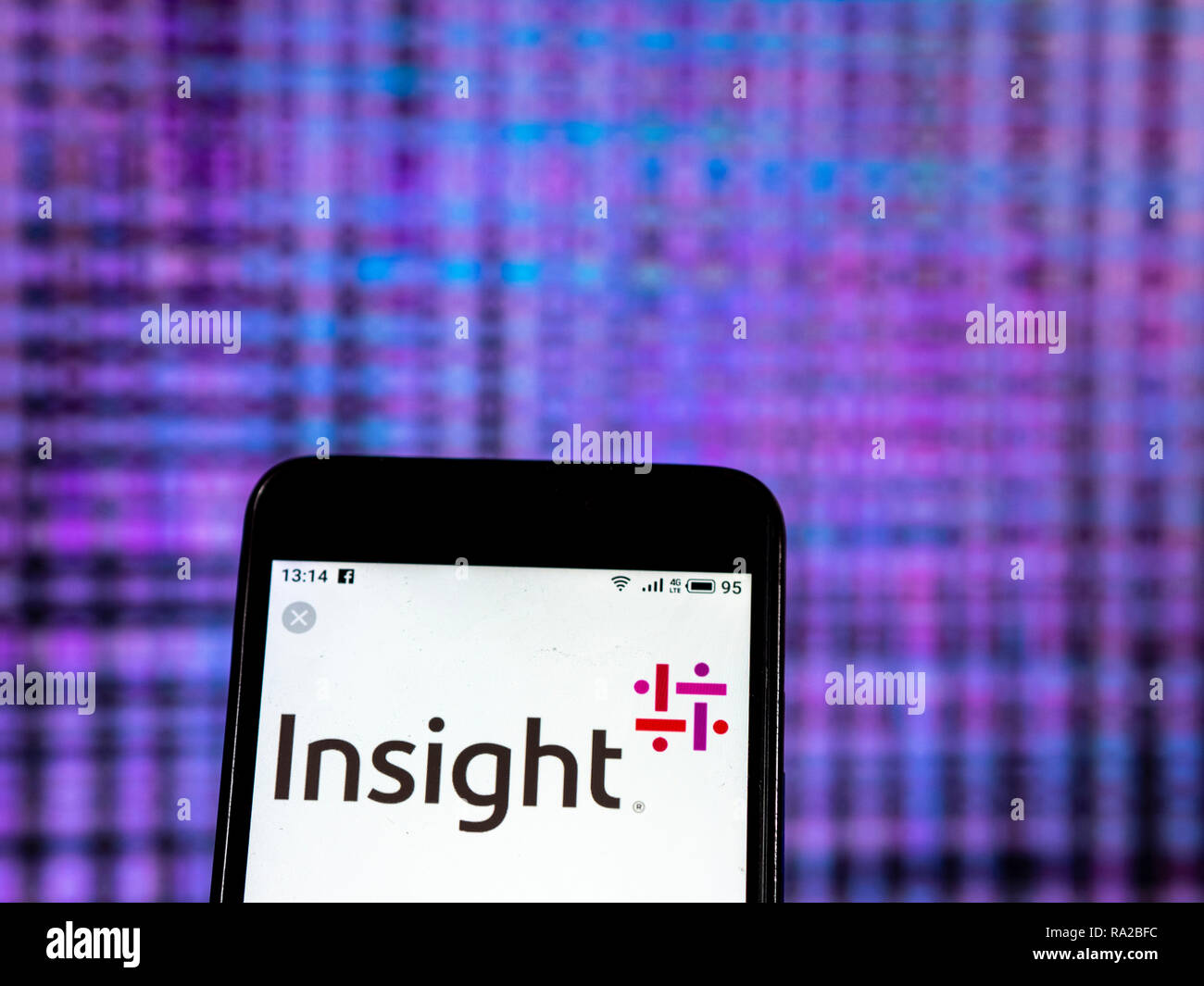 Insight Enterprises Business-to-business company logo seen displayed on ...