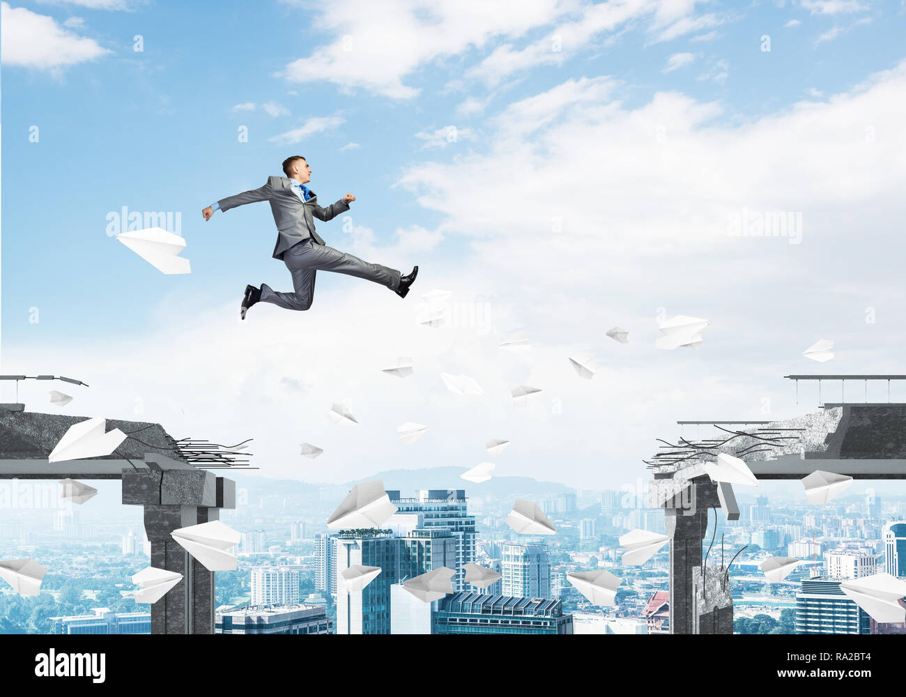 Problem and difficulties overcoming concept Stock Photo - Alamy