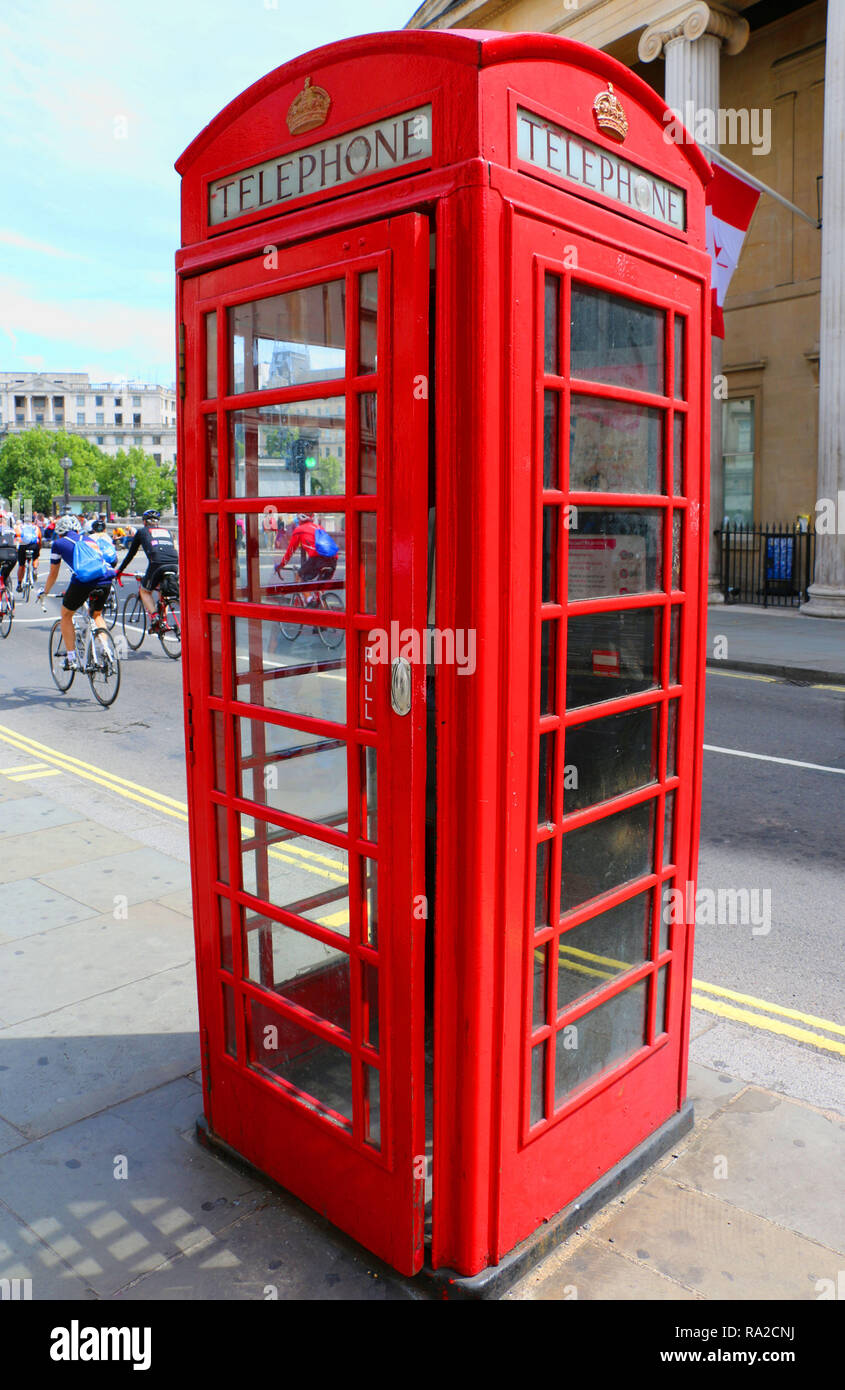 British Phone Booth in London, United Kingdom Stock Photo - Alamy