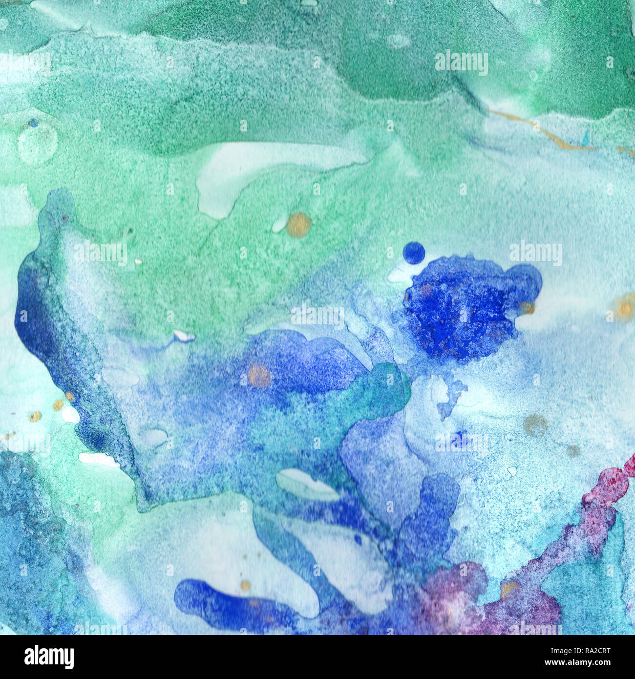 Abstract watercolor paper splash shapes isolated drawing. Illustration ...