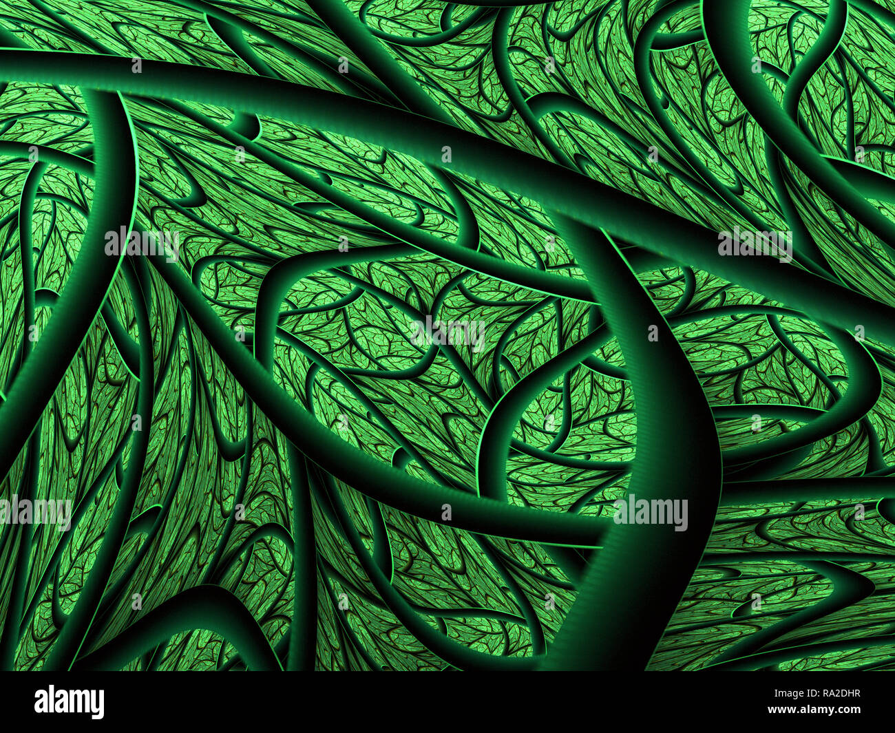 Structure of a leaf. Texture fractal design Stock Photo - Alamy