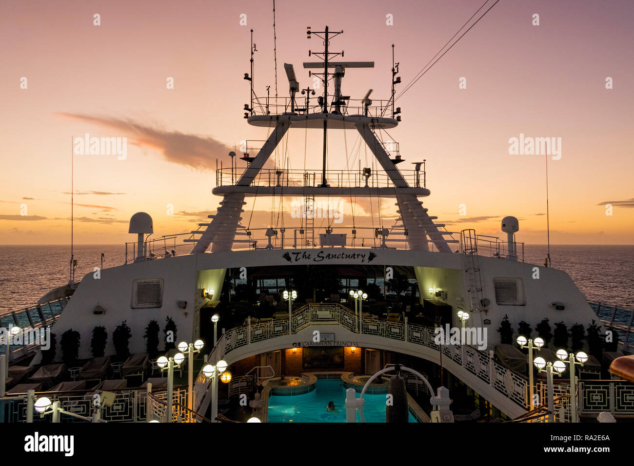 Caribbean princess the sanctuary hi-res stock photography and images ...