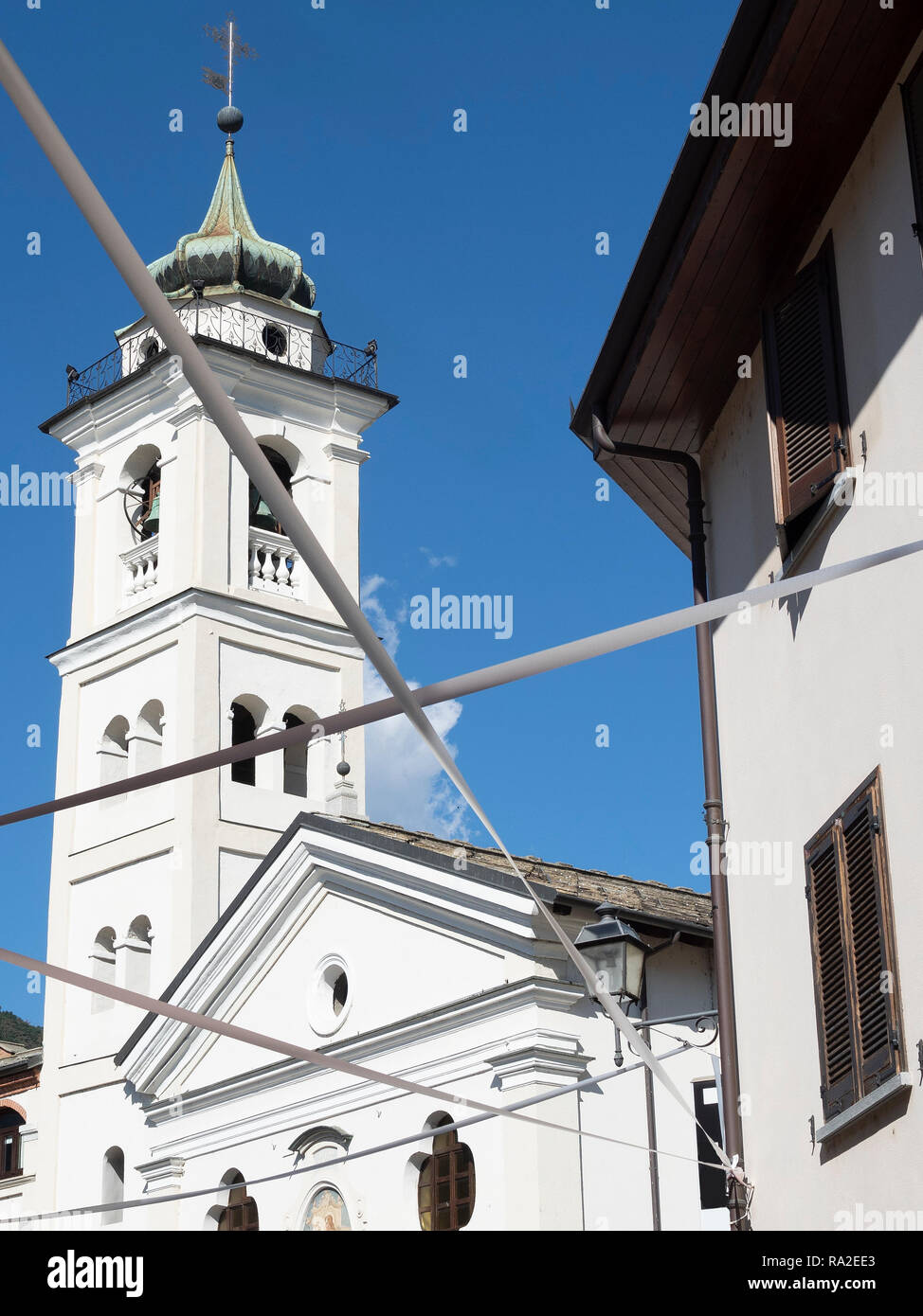 Susa, Turin, Piedmont, Italy: historic church known as Chiesa del Ponte ...