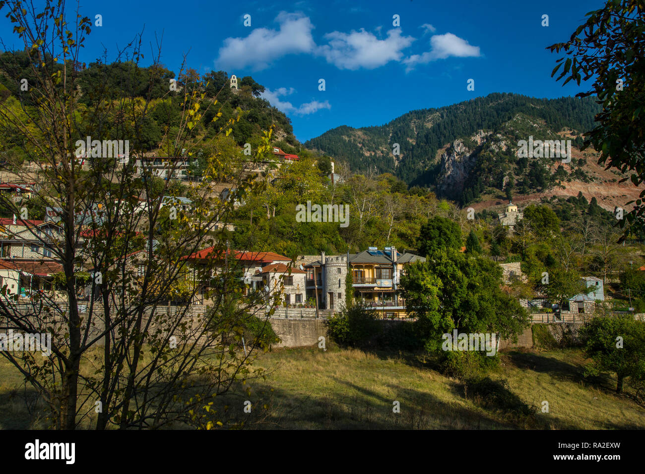europe, greece, evritania, region, afrafa, mountain, asprorema, agrafa ...