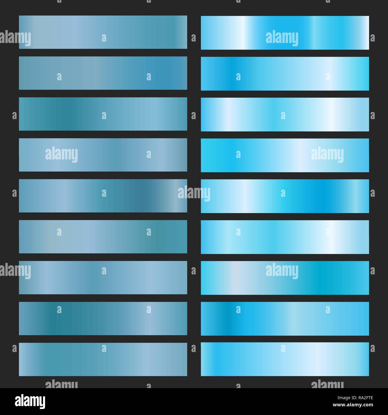 Blue metal foil. Texture turquoise vector, shiny metal gradients ...