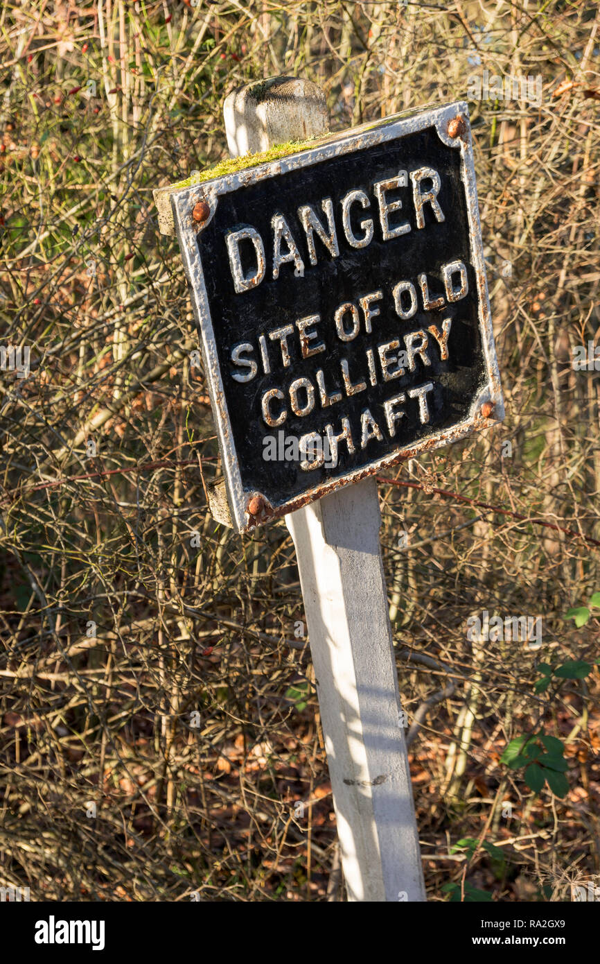 Colliery sign hi-res stock photography and images - Alamy